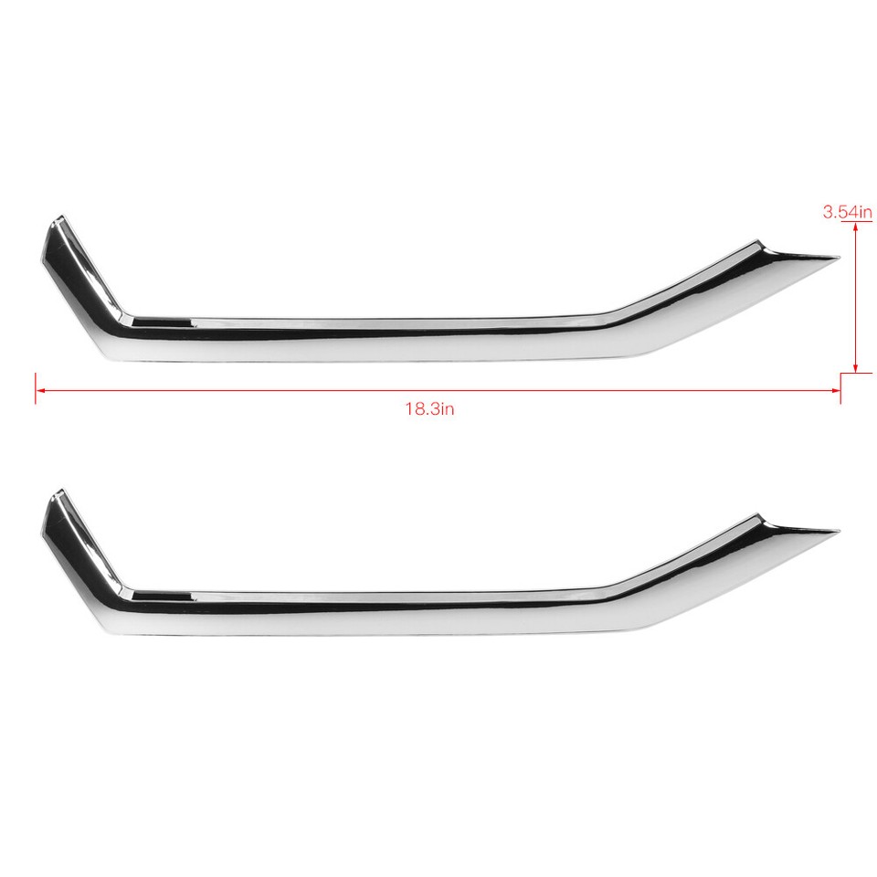 Interior Rear Door Storage Box Trim Strips Decor For Dodge RAM 1500 10 ...