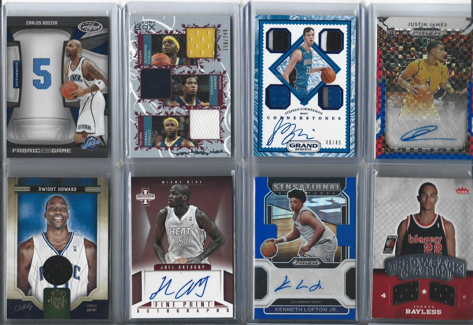 *13 BASKETBALL AUTOS GAME USED JERSEYS RELICS PATCHES CARD LOT* | eBay