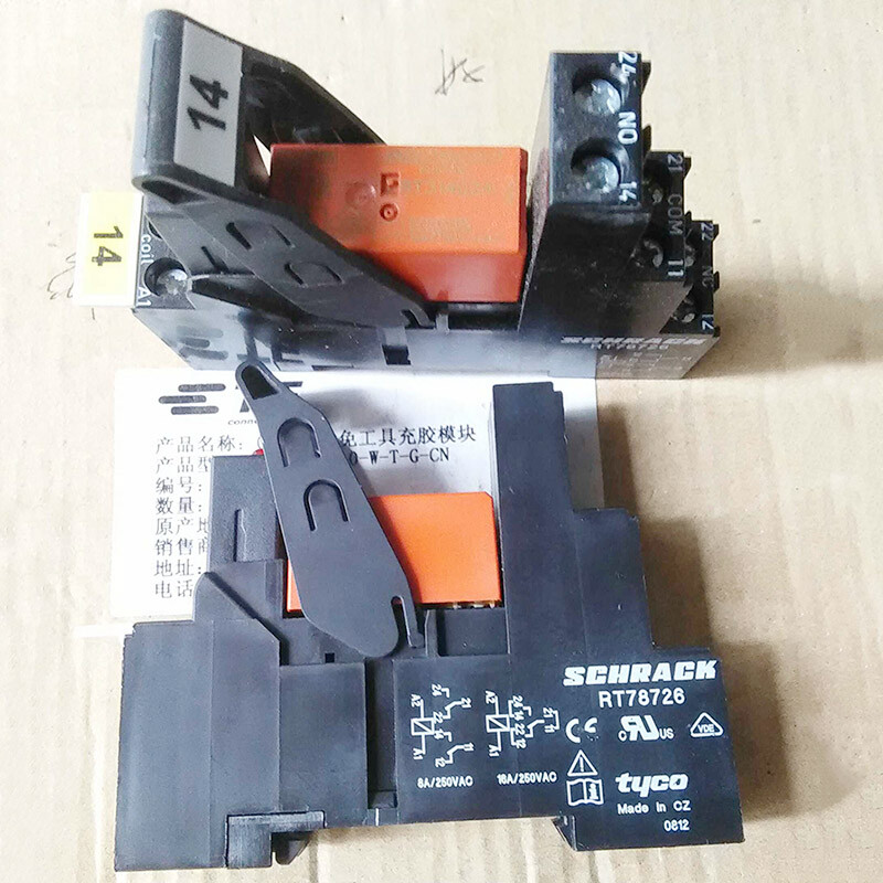 Schrack Rt314024 24vdc Power Relay Rt78726 Socket 8a 250vac for sale ...