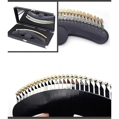 Aluminum Shell Dental 27-Color Teeth Whitening Kit Tooth Comparison ...