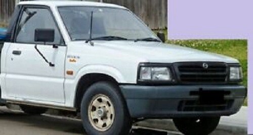 MAZDA B2000 B2200 UTE 2-4/WD MODEL 1995-98 REAR BUMPER INTERCHROME WITH ...