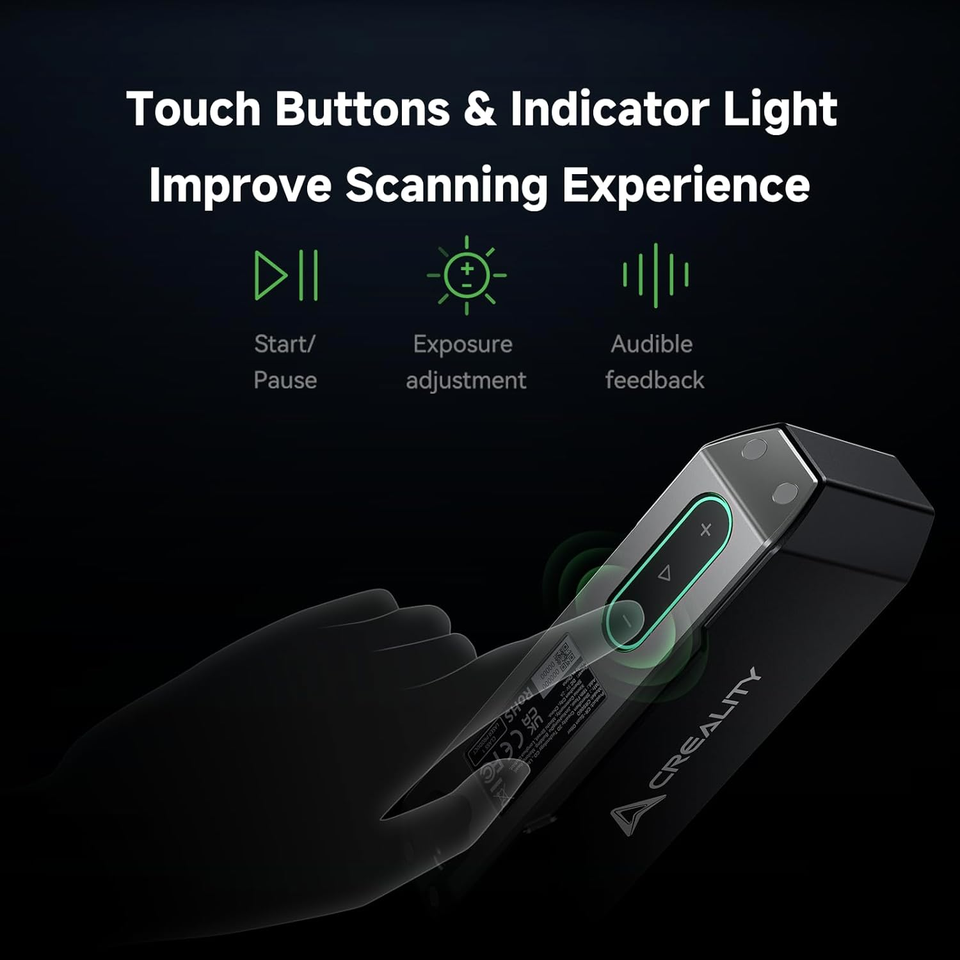 Creality 3D Scanner Otter: Precision Handheld 3D Scanner for 3D ...