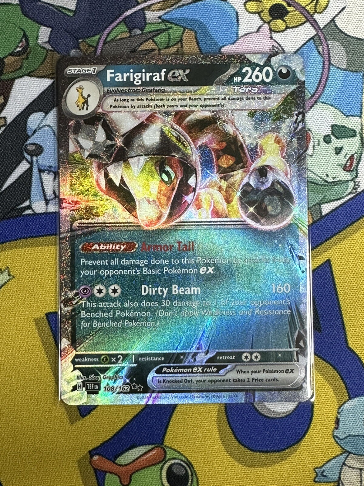 Farigiraf ex 108/162 - Pokemon TCG Temporal Forces (2024) - NM Holo ...