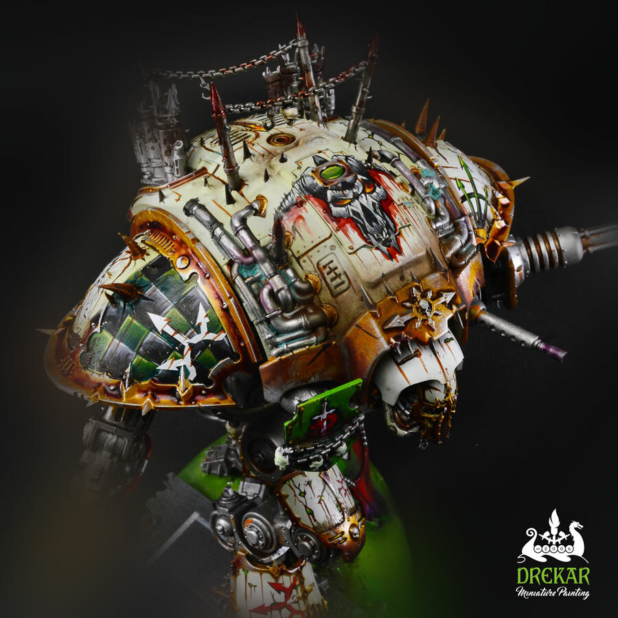 Knight Rampager - Desecrator 40K ** COMMISSION ** painting | eBay