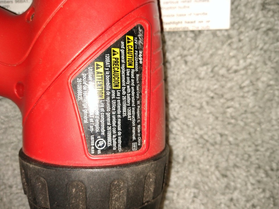 Skil 12v 2490 Cordless flashlight, flashlight only | eBay