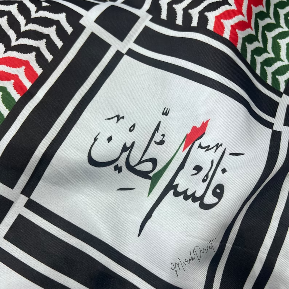 Shemagh Keffiyeh Palestine Flag Print Scarf Arab Mens Women Palestinian Wrap | eBay UK