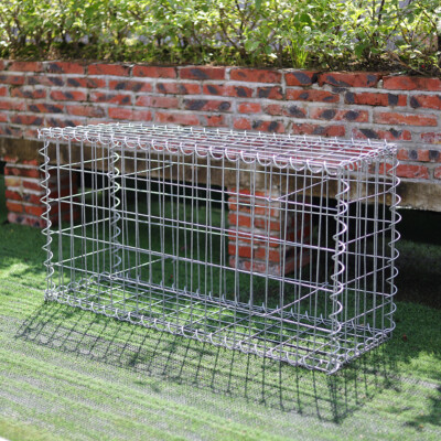 Gabion Stone Basket Retaining Wall Metal 4mm Wire Cage Fench Privacy ...