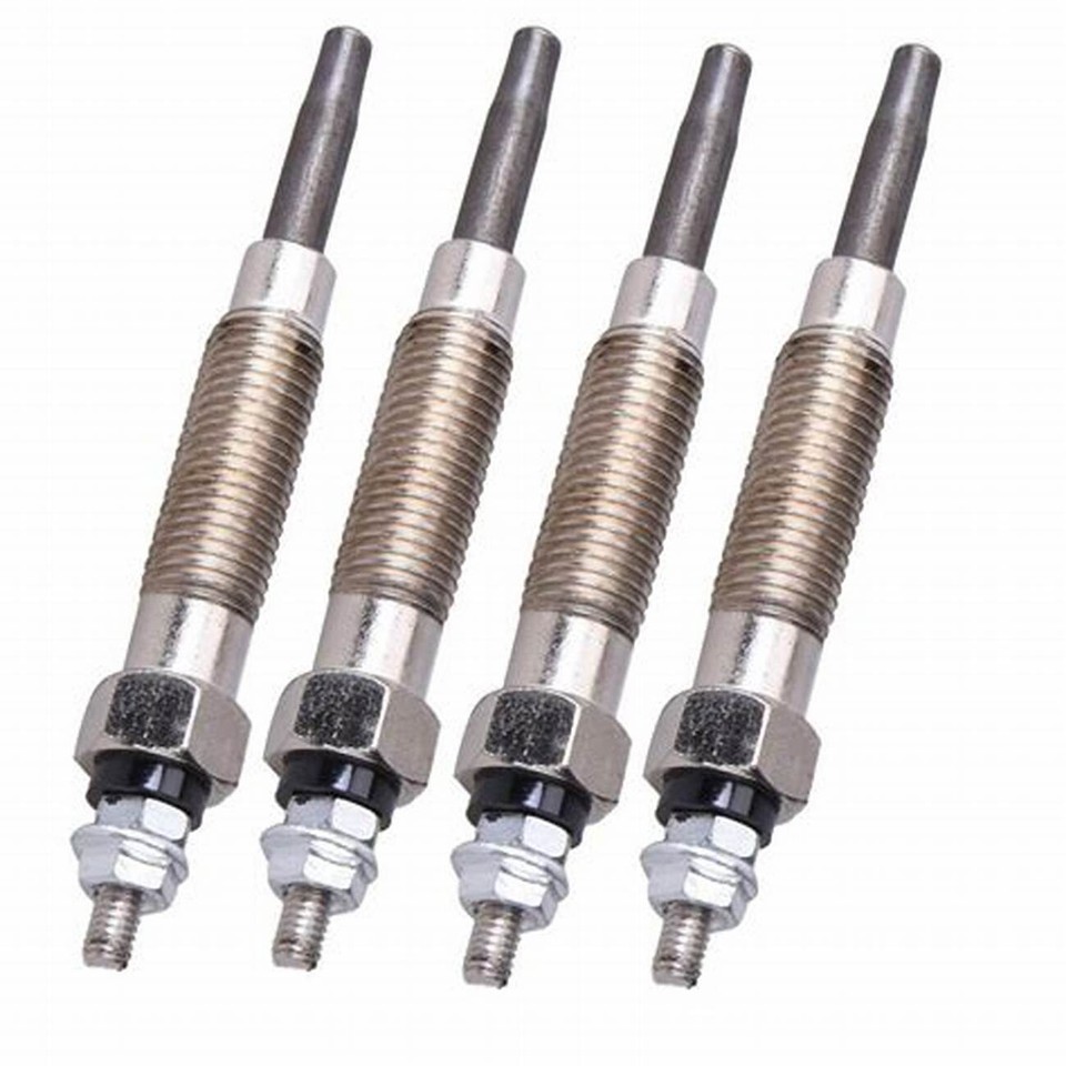 4X Glow Plug MM409510 fits Mitsubishi S4L S4L2 Engine Forklift, Compact ...