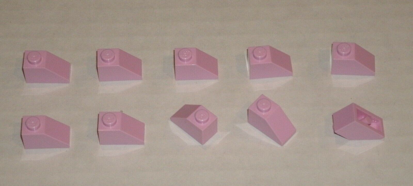 LEGO NEW 1x2 Bright Pink Slope 45° (10x) 4517995 Brick 3040 | eBay
