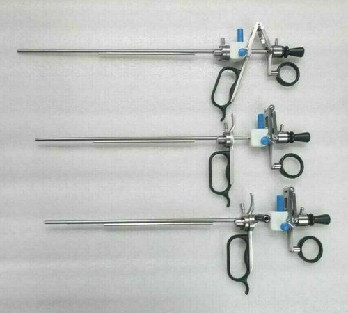 3Pcs Laparoscopic SS Working Element ActivePassive Reusable Surgical ...