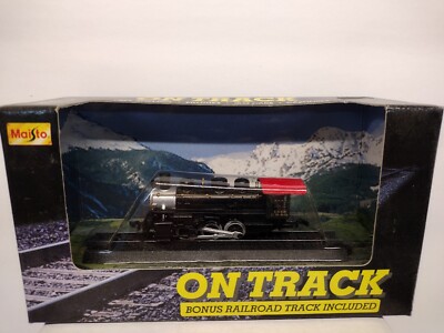 Vintage Maisto On Track diecast metal & plastic rolling train with ...
