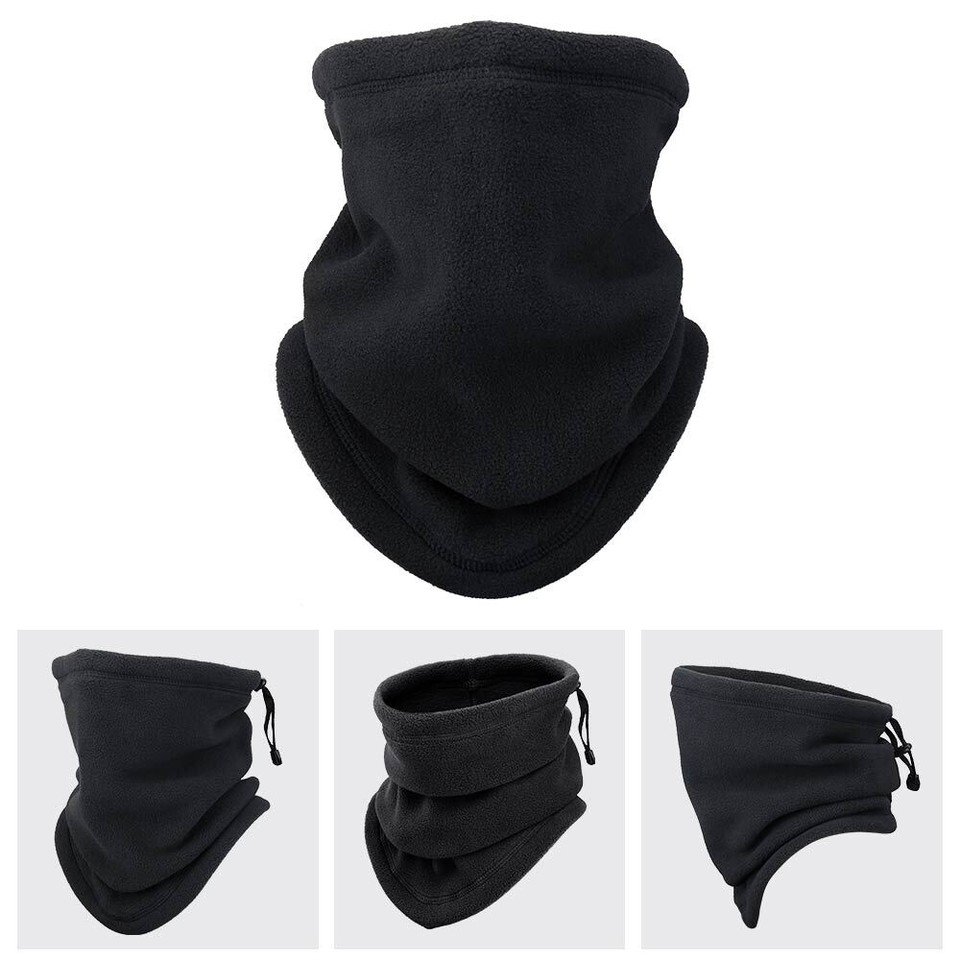 Winter Fleece Face Mask Scarf Balaclava Neck Warmer Gaiter Ski ...