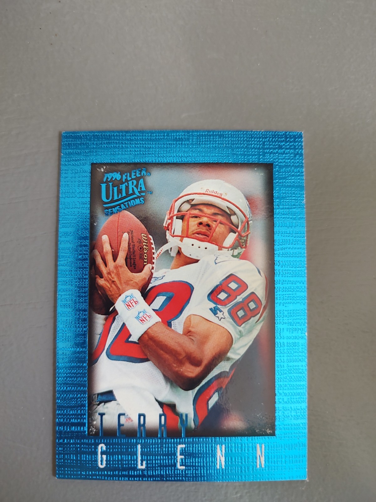 1996 Fleer Ultra Sensations - Terry Glenn #64 Blue (RC) for sale online ...