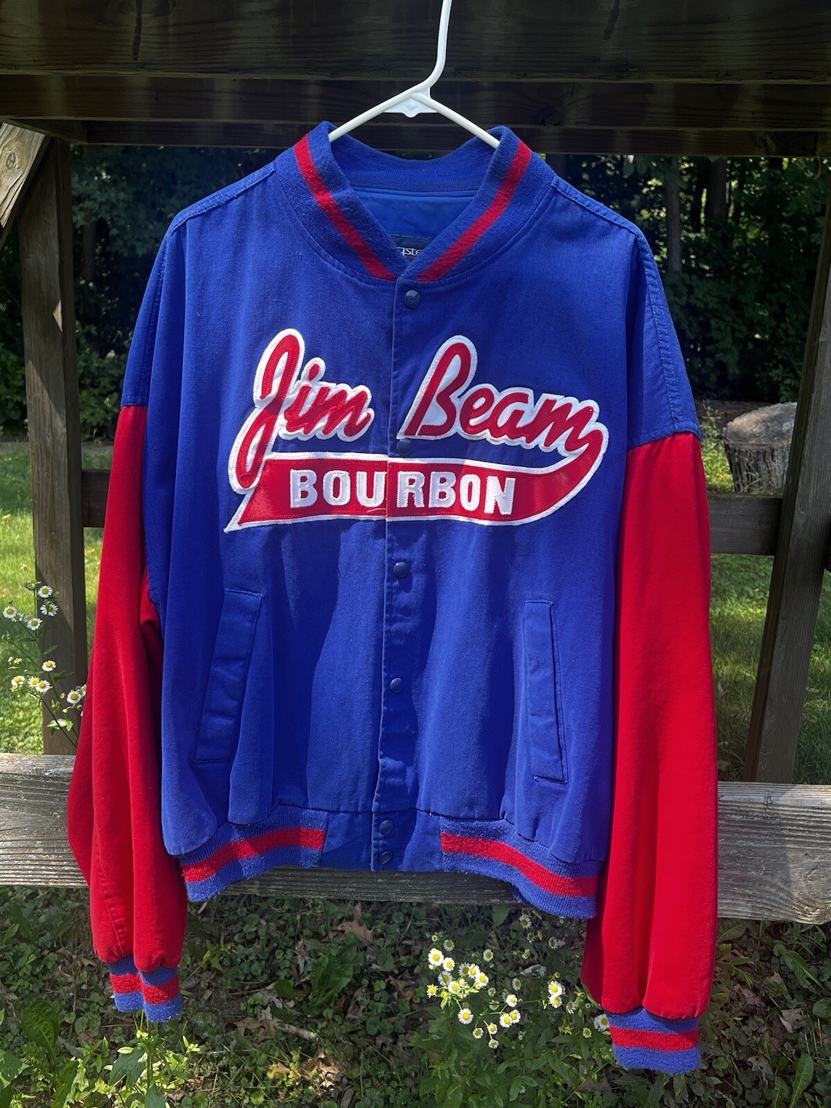 Vintage Jim Beam Bourbon Swingster Jacket Sz XLarge M… - Gem