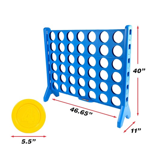 GIANT CONNECT 4 FOUR YARD GAME OUTDOOR LARGE BIG LAWN BACKYARD PARTY ...