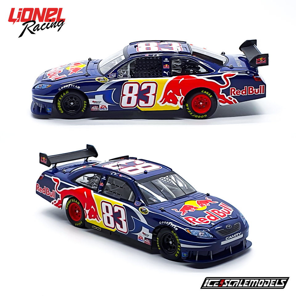 Brian Vickers 2008 #83 Red Bull Racing Toyota Camry NASCAR 1:24 Scale ...