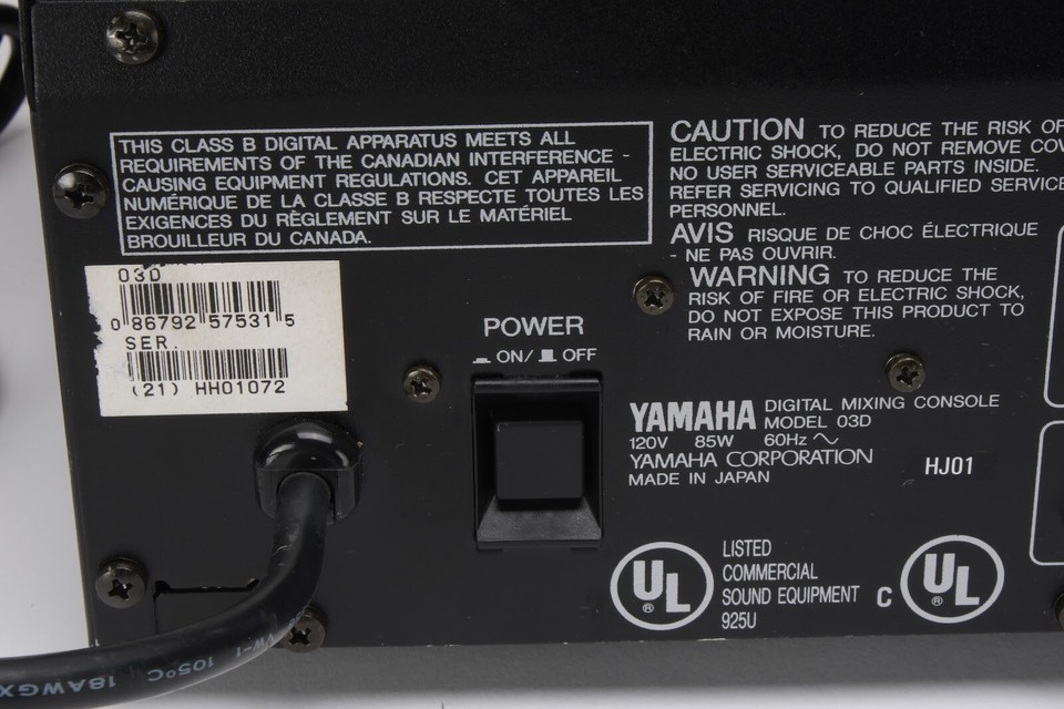 Yamaha 03D Digital 16 Channel Interface & Audio Mixing Console | eBay