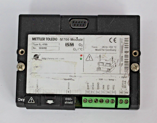 Mettler Toledo M700 4700i ISM Module, 8-Pin D-Sub Connection. | eBay