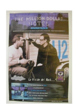 U2 Bono Mel Gibson Affiche Film Million Dollar Promo | eBay