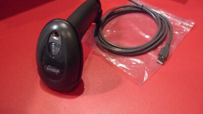 Symbol LS4208-SR20007ZZR Laser Barcode Scanner w/ USB Cable | eBay