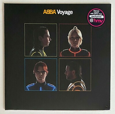 ABBA * VOYAGE * HMV EXCLUSIVE ALTERNATE ARTWORK YELLOW VINYL * BN & SEALED! | eBay UK