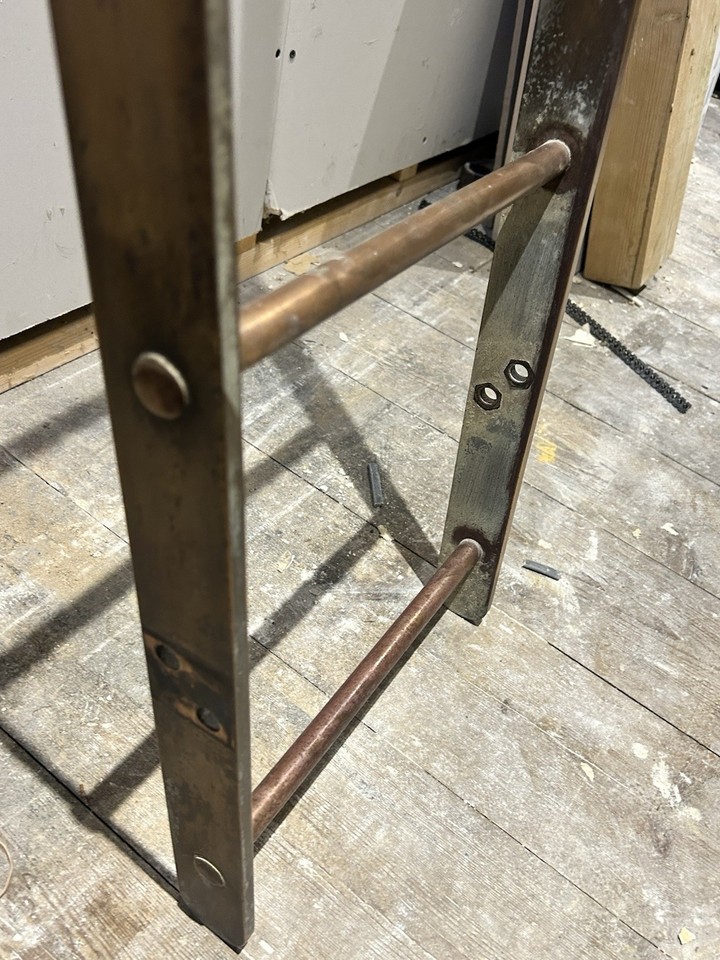 Antique Ships Berth Ladder Solid Bronze Library Steps Naval Ship | eBay UK