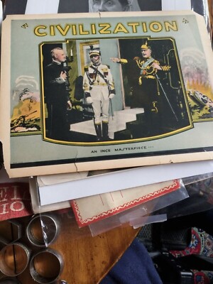 Antique Lobby Card ‘Civilization’ Thomas Ince Movie 1915 | eBay