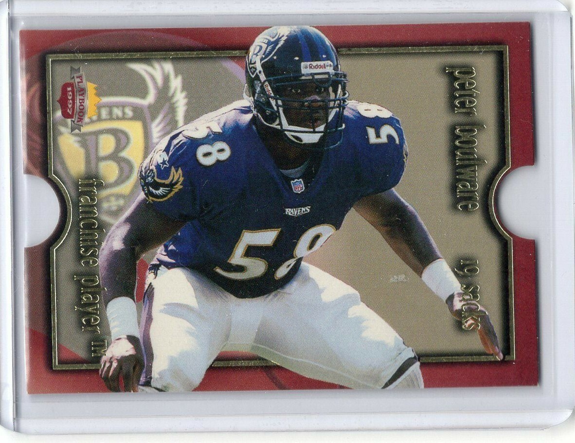 1997 Score Board Playbook - Franchise Player Peter Boulware #FP3 (RC ...