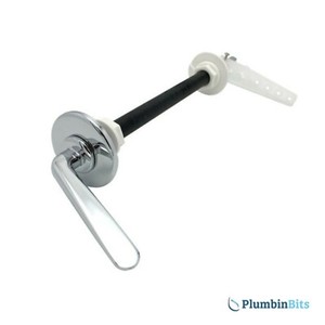 Replacement 12" Concealed Extended Cistern Lever Handle 290mm 3/8" BSP ...