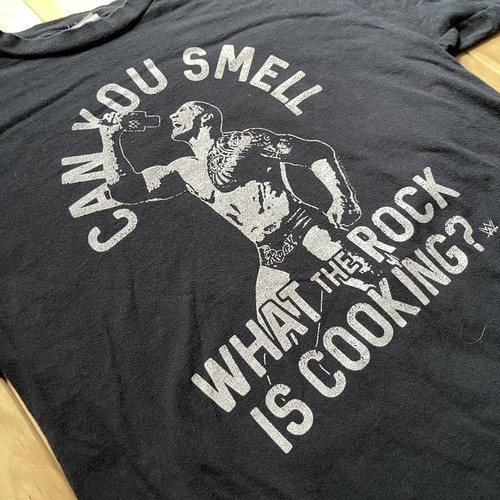 The Rock WWE Wresting T-Shirt Small Mens TEE 100% Cotton Dwayne Johnson ...