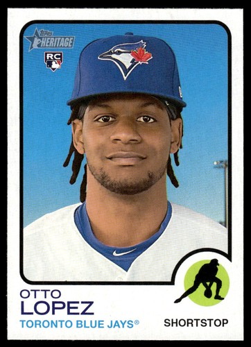 2022 Topps Heritage High Number Otto Lopez Rookie Toronto Blue Jays ...