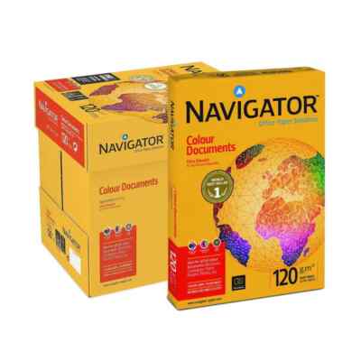 Navigator Colour Documents A4 120gsm Ream Printer Copier Paperwhite ...