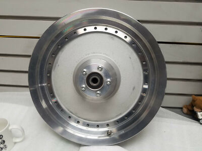 Front Solid Disc Mag Wheel Harley Fatboy Softail 3.00x16 OEM 3/4 2000 ...