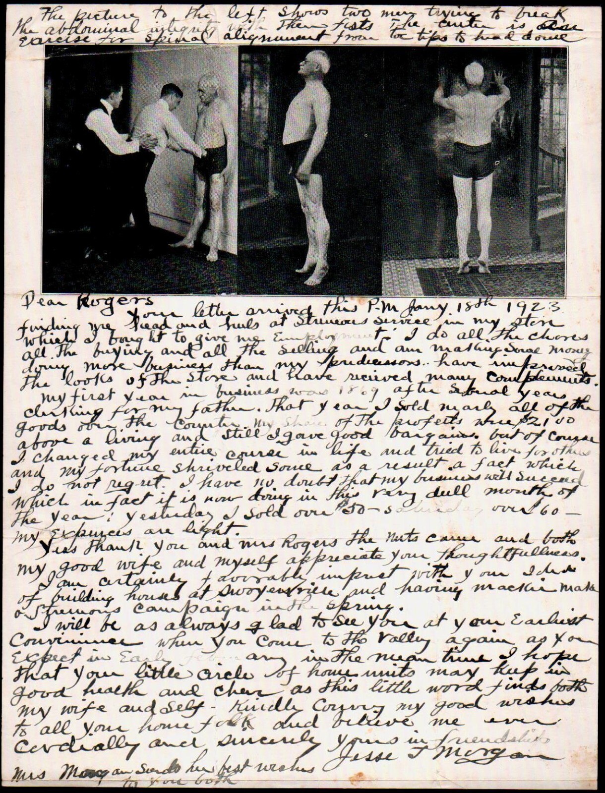 1923 Weird Medical Rare Letter Head Bill | eBay