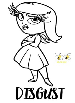 BRAND NEW INSIDE OUT 2 MOVIE DISGUST CHARACTER IRON ON DECAL | eBay ...