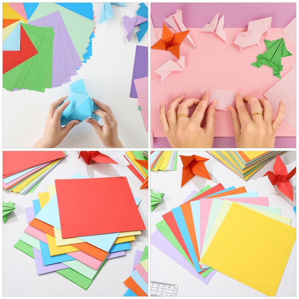 200pcs Colorful Diy Origami Paper Square Folding Paper For Kids' Crafts ...