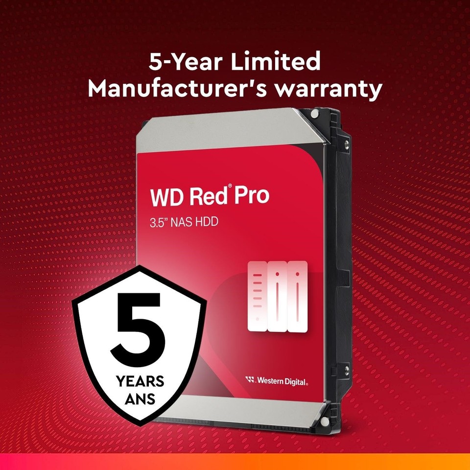 WD Red Pro WD142KFGX 14TB 3.5" SATA/600 Internal Hard Disk Drive ...