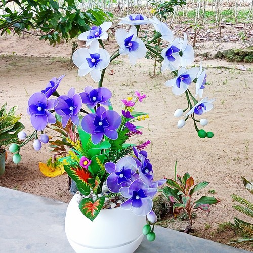 15Pcs Stocking Flower Fabric 65cm/26" for DIY Mesh Flowers Making, Dark ...