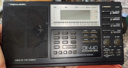 DX-440 Communications Receiver AM/FM All Band Portable Realistic ...