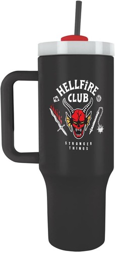 STRANGER THINGS Hellfire Club 40oz/1200ML Tumbler - Double-Wall Vacuum ...