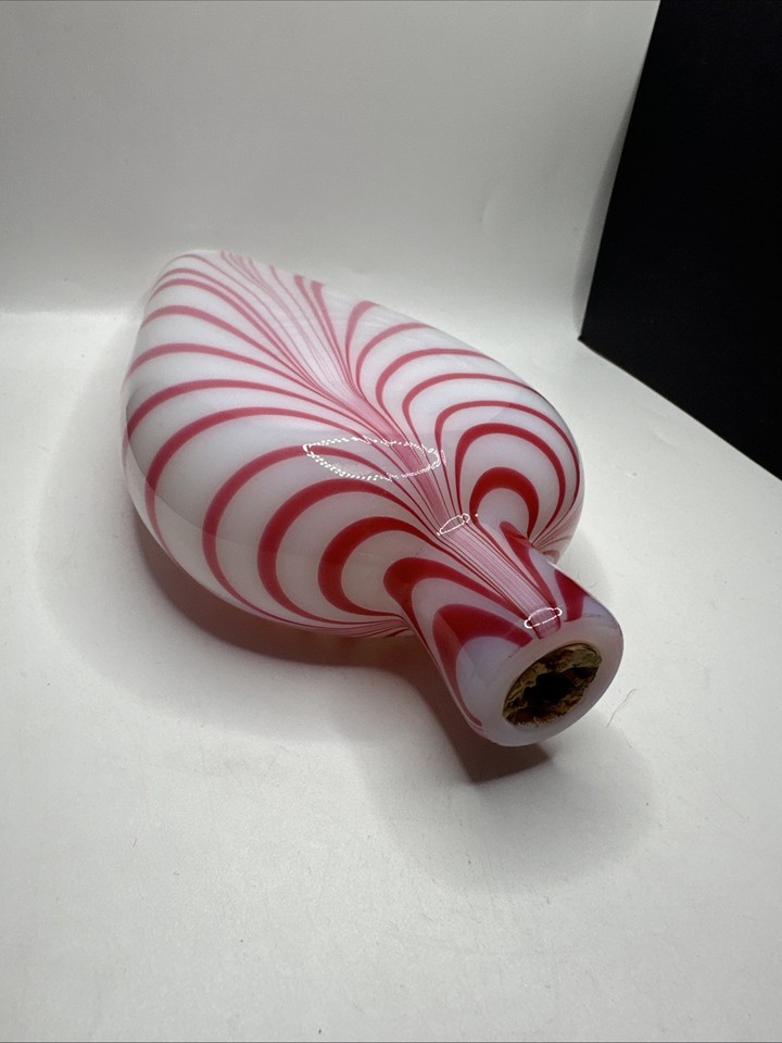 Antique Nailsea Glass Hip Flask | eBay