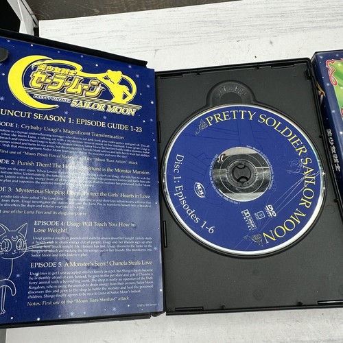 2003 ADV Films Pretty Soldier Sailor Moon Season 1 Uncut DVD Box Set | eBay