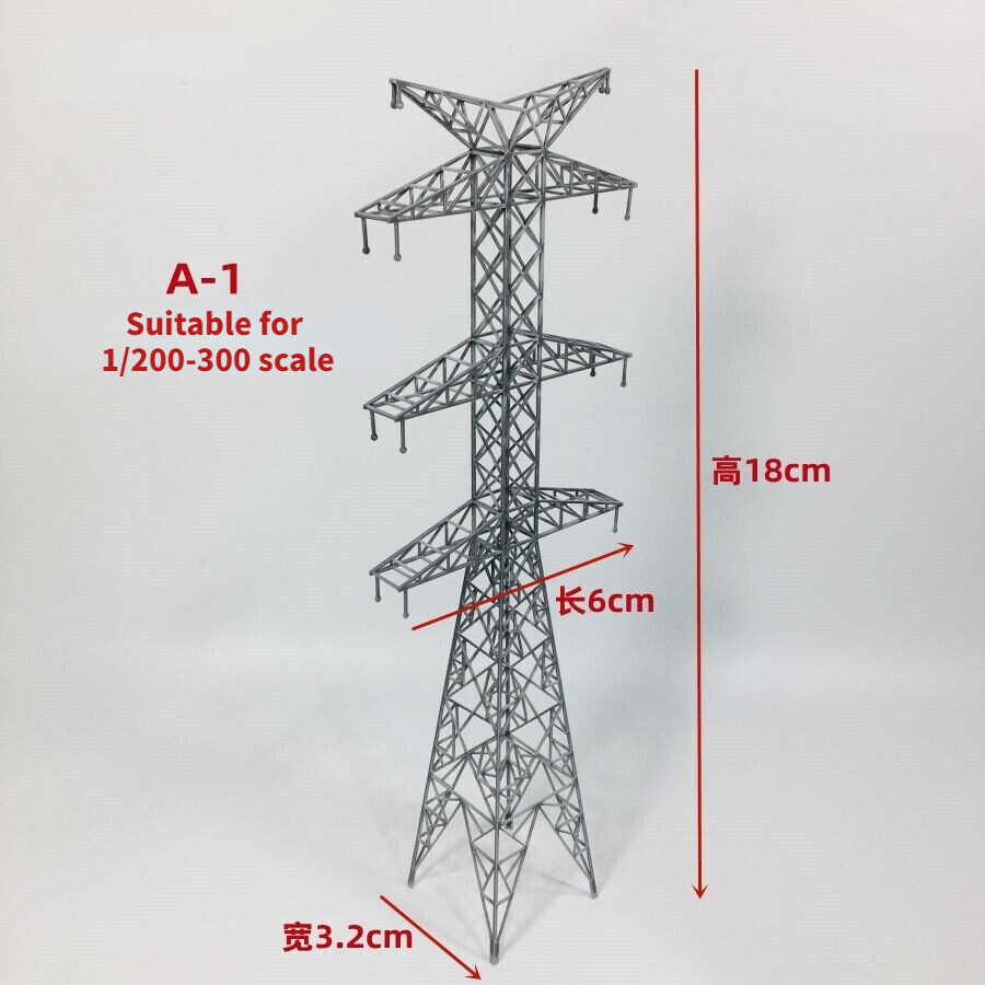 Diorama N Scale Power Transmission Tower Model Scene Building Model ...
