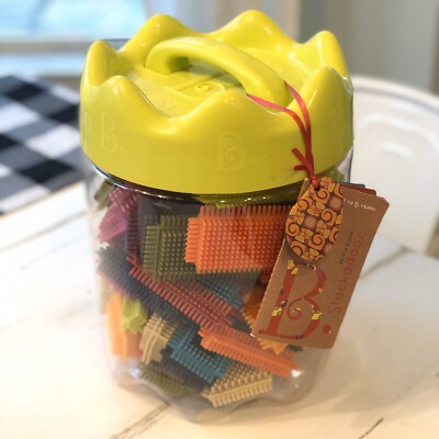 Bristle Block Stackadoos 65 Piece Building Blocks Preschool • 2 to 6 ...