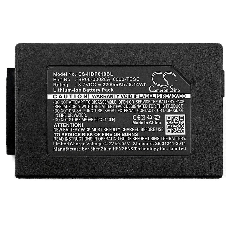 6000-BTSC Battery for Dolphin 6100 6110 6500 Handheld Dolphin 6100 ...
