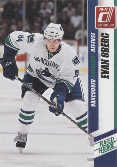 2010-11 Donruss - Rated Rookie Evan Oberg #282 (RC) for sale online | eBay