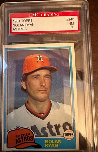 1981 Topps #240 Nolan Ryan EMC 7 NM | eBay