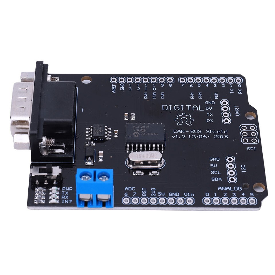 MCP2515 CAN BUS Shield SPI 9-Pin Standard Sub-D Expansion Module for ...