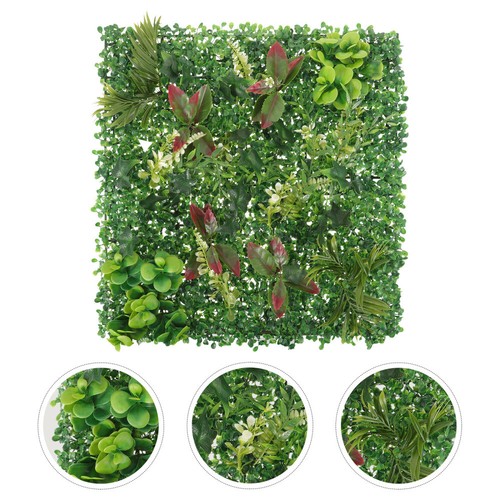 Artificial Plant Wall Faux Grass Backdrop Hedge Screening Simulated ...