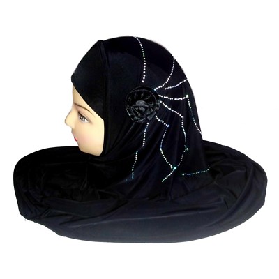 Kopftuch mit Strass Islam Kopfbedeckung Jadeed Muslima Hijab Tuch ...